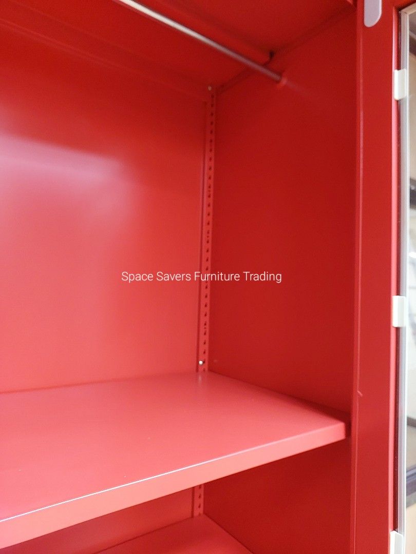 RED Fireman's Steel Cabinet, Furniture & Home Living, Furniture ...