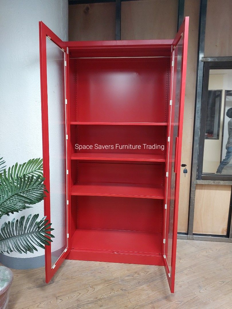 RED Fireman's Steel Cabinet, Furniture & Home Living, Furniture ...