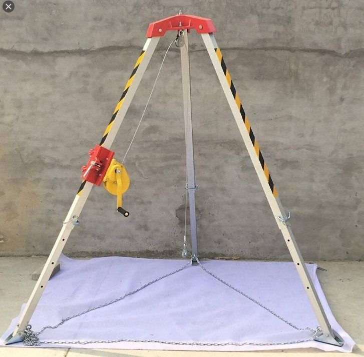 Rescue Tripod Aluminum Frame with Hand Winch, Commercial & Industrial ...