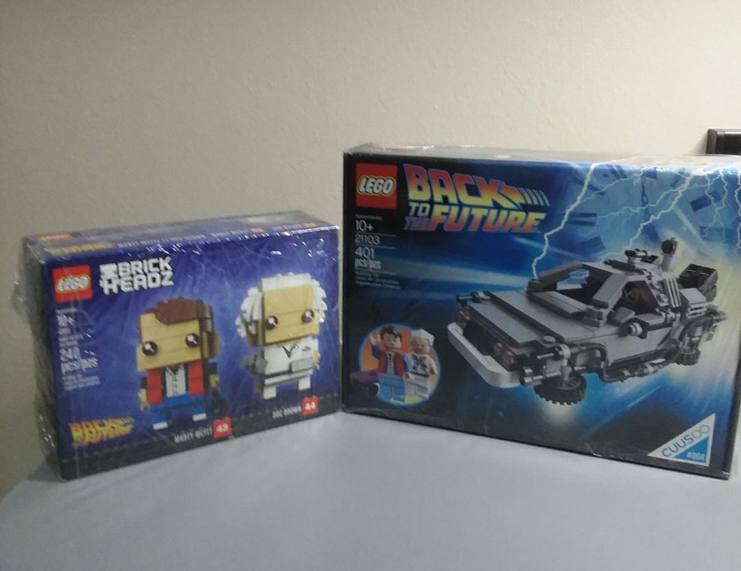 Lego Back to the Future 21103 The DeLorean Time Machine / 41611 Marty ...