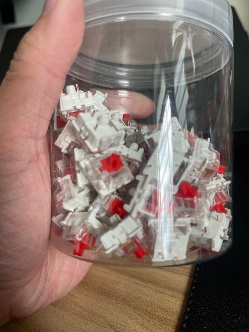 RK Red linear switches, Computers & Tech, Parts & Accessories, Computer ...