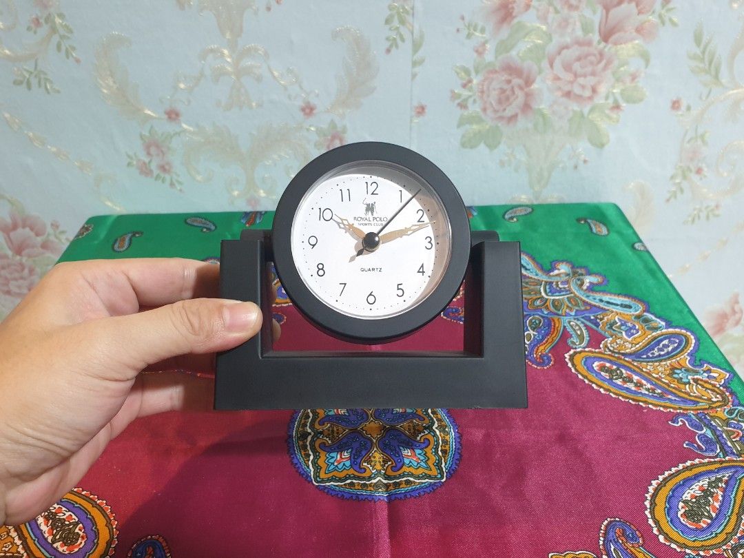 Royal Polo Desk Clock, Furniture & Home Living, Home Decor, Clocks on ...