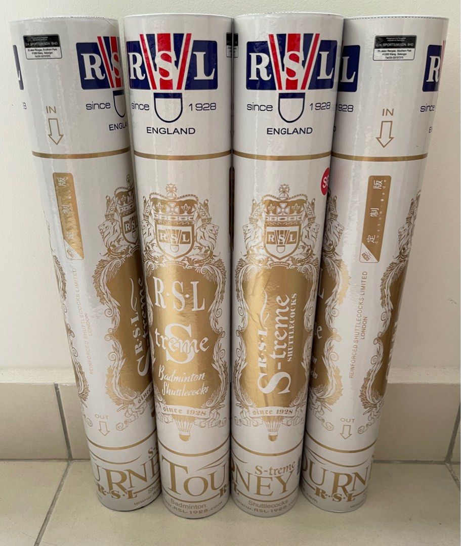 RSL S-Treme Shuttlecocks (New), Sports Equipment, Sports & Games ...
