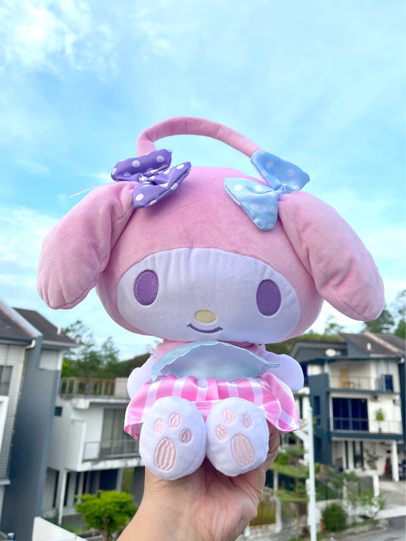 Sanrio My Melody Tote Bag Plush, Hobbies & Toys, Toys & Games on Carousell