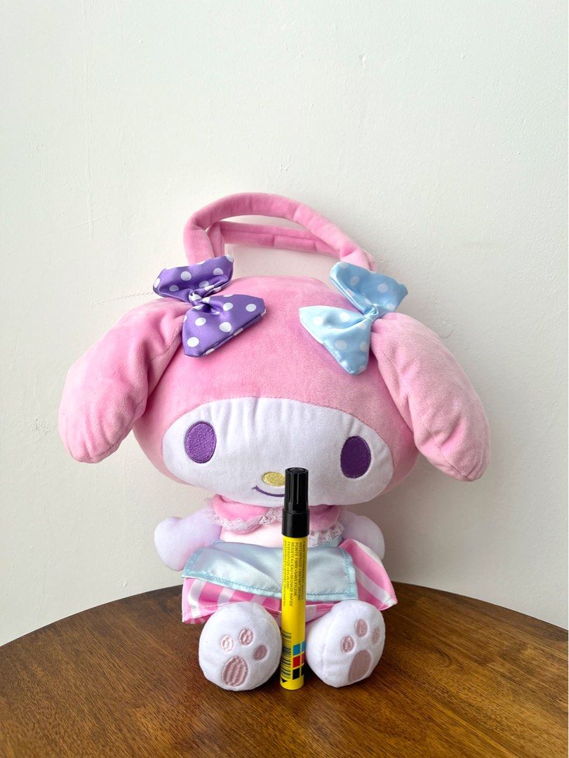 Sanrio My Melody Tote Bag Plush, Hobbies & Toys, Toys & Games on Carousell