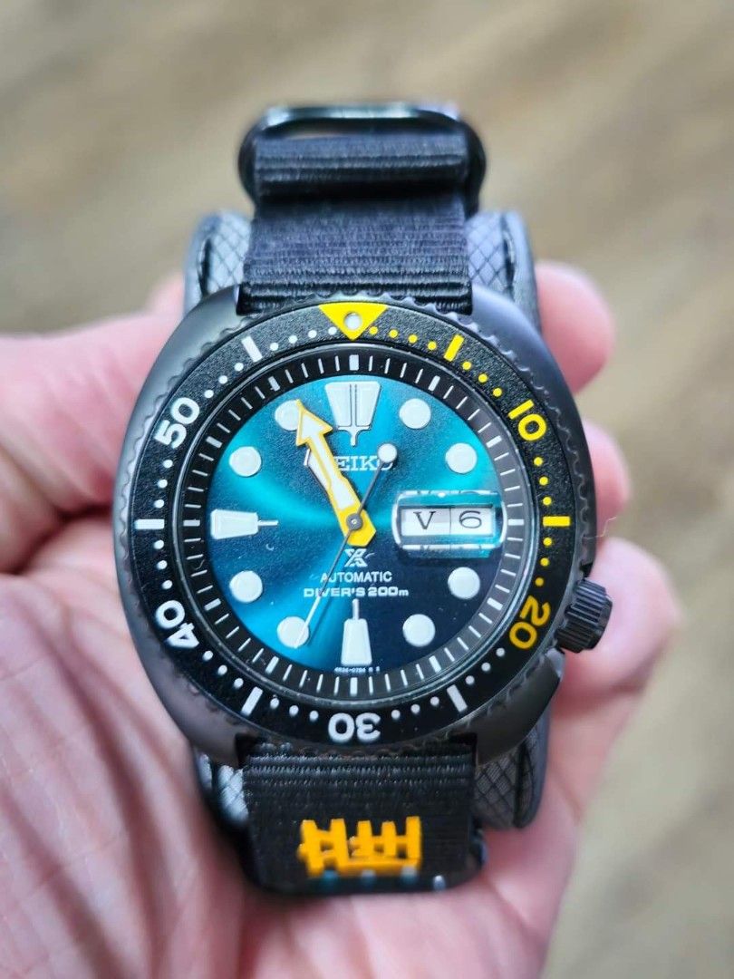 Seiko limited black turtle watches on Carousell