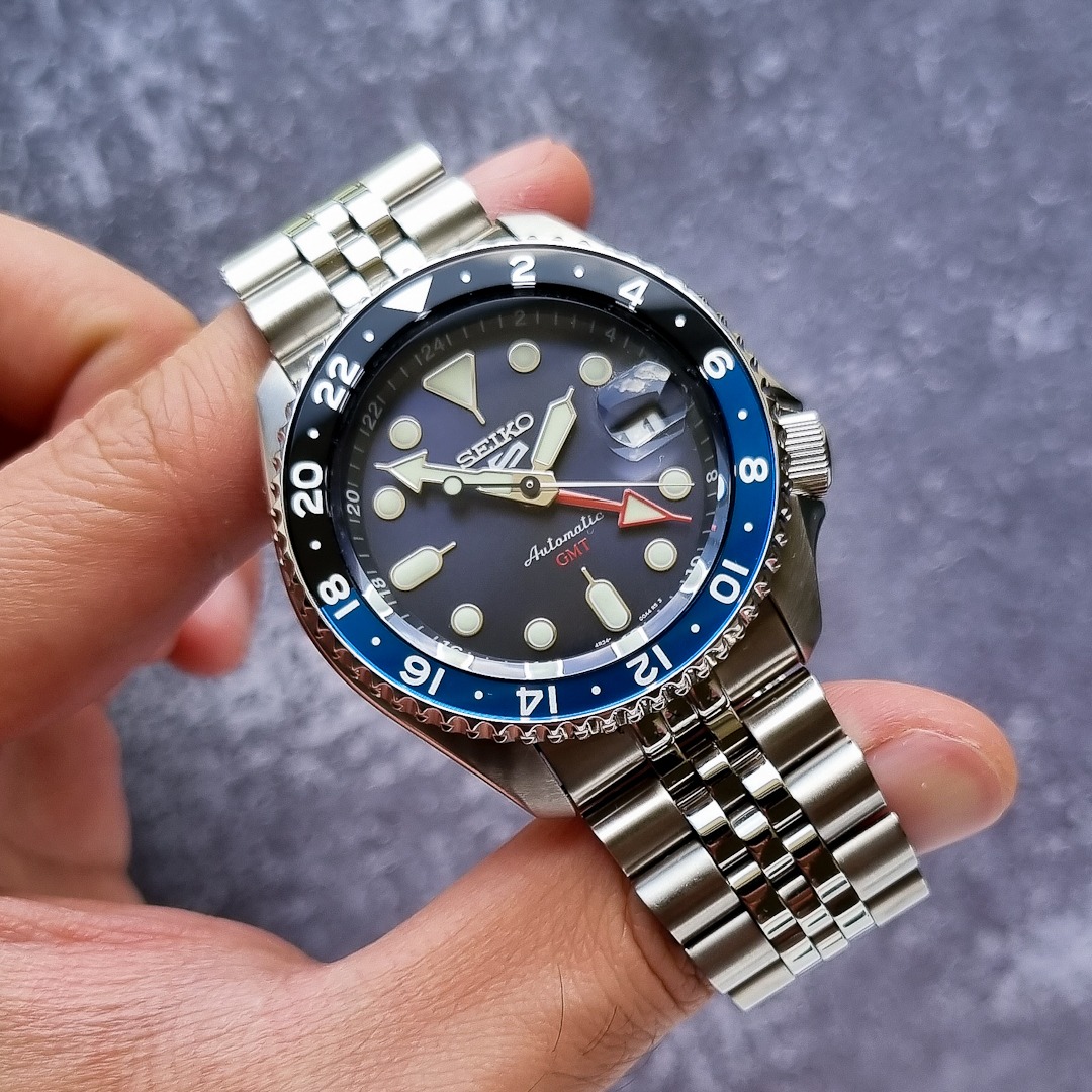 Seiko SSK003 GMT Blueberry, Men's Fashion, Watches & Accessories ...
