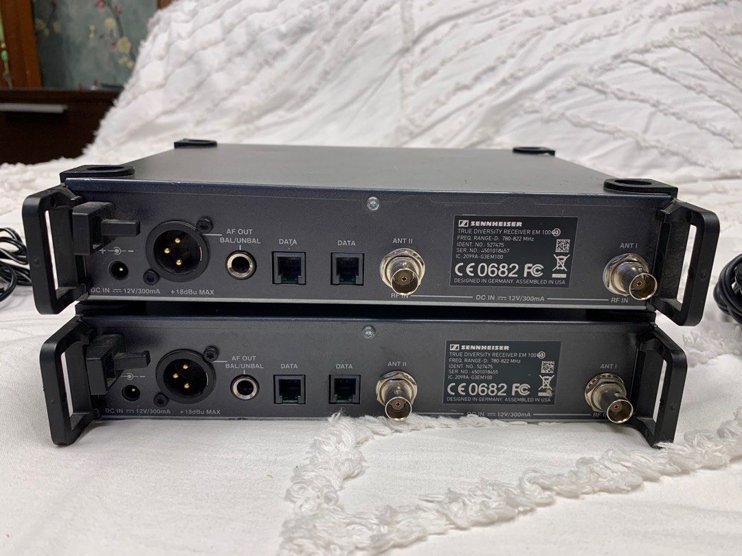 Sennheiser Microphone Receiver and Antenna Splitter Transmitter on ...