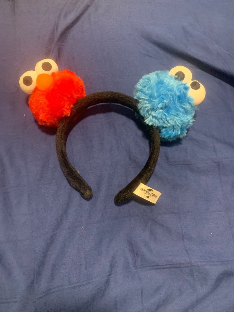 Sesame Street headband from universal studios only worn once, Hobbies ...