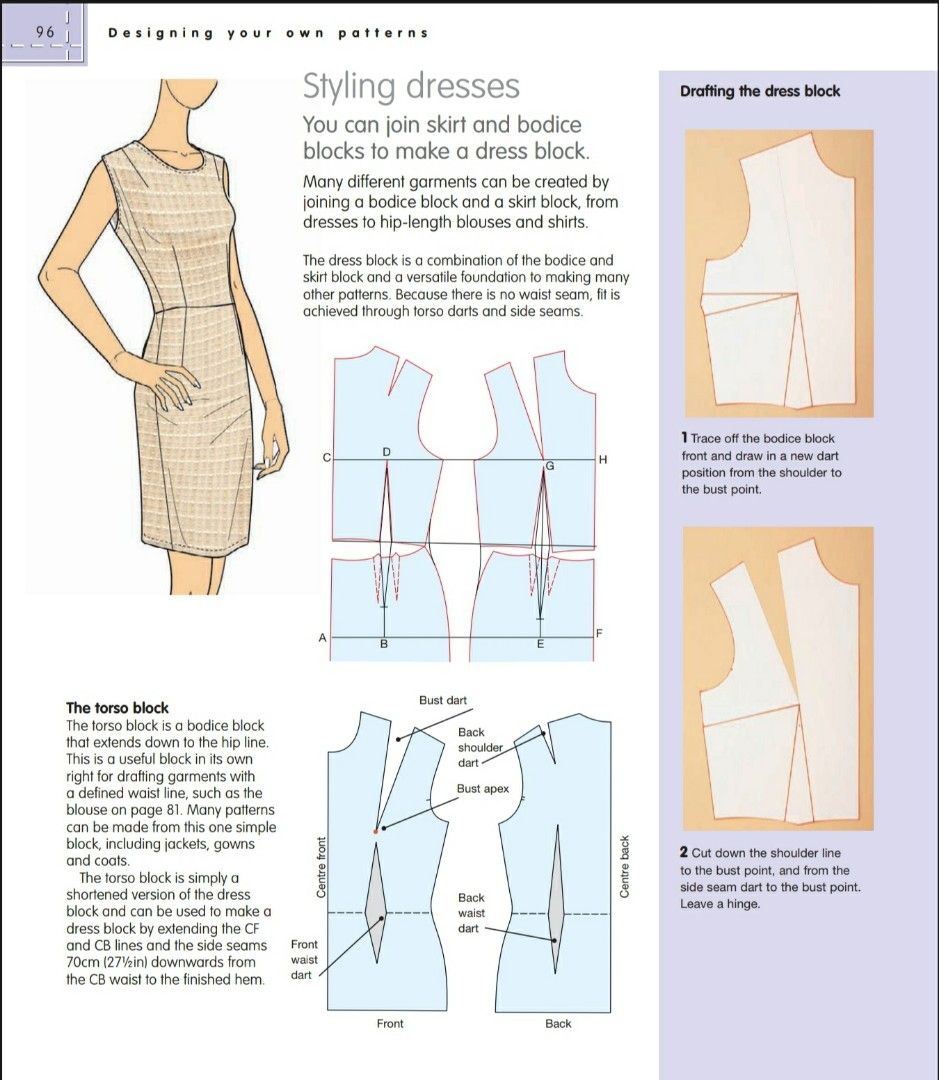 Sewing Pattern| How to Use, Adapt and Design Sewing Pattern| Bind ...