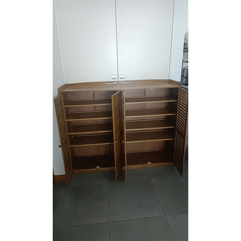 Shoe Storage Cabinet multi-level storage space Sealing design of back ...