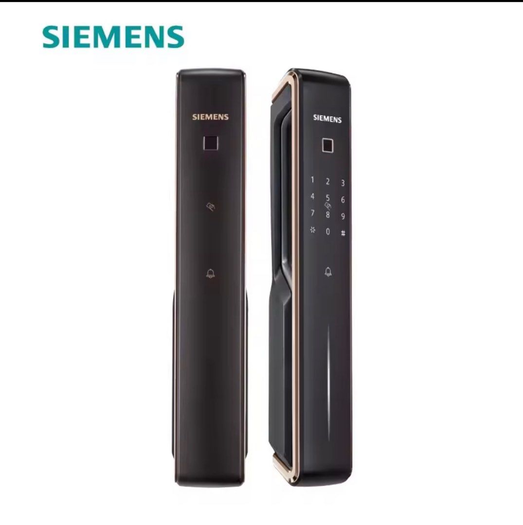 SIEMENS E868 Push-Pull Smart Digital Door Lock, Furniture & Home Living ...