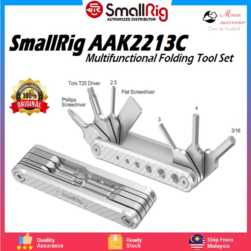 SmallRig AAK2213C Folding Tool Set with Screwdrivers and Wrenche ...