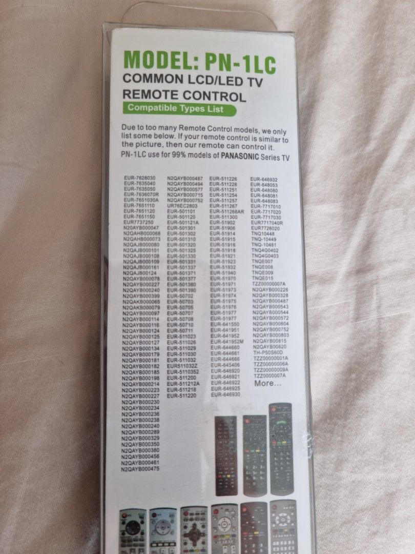Smart TV remote control PN 1LC, TV & Home Appliances, TV ...