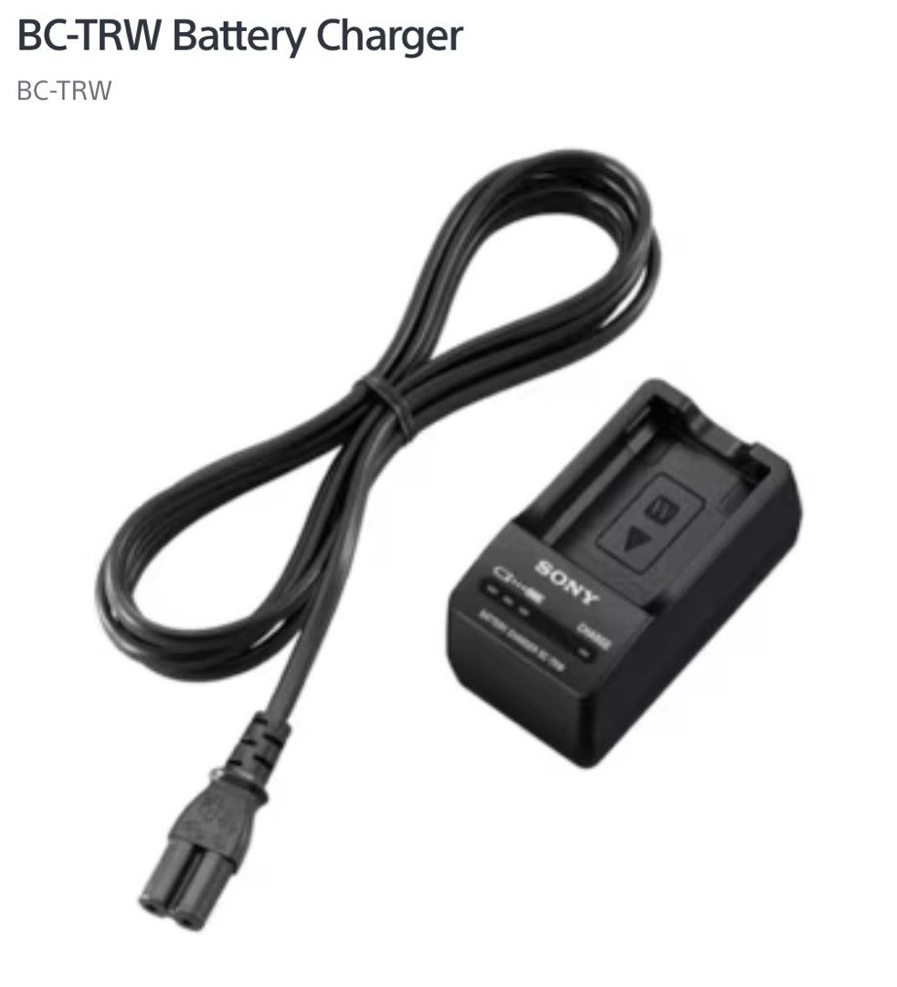 Sony Camera Battery Charger BC-TRW, Photography, Photography ...