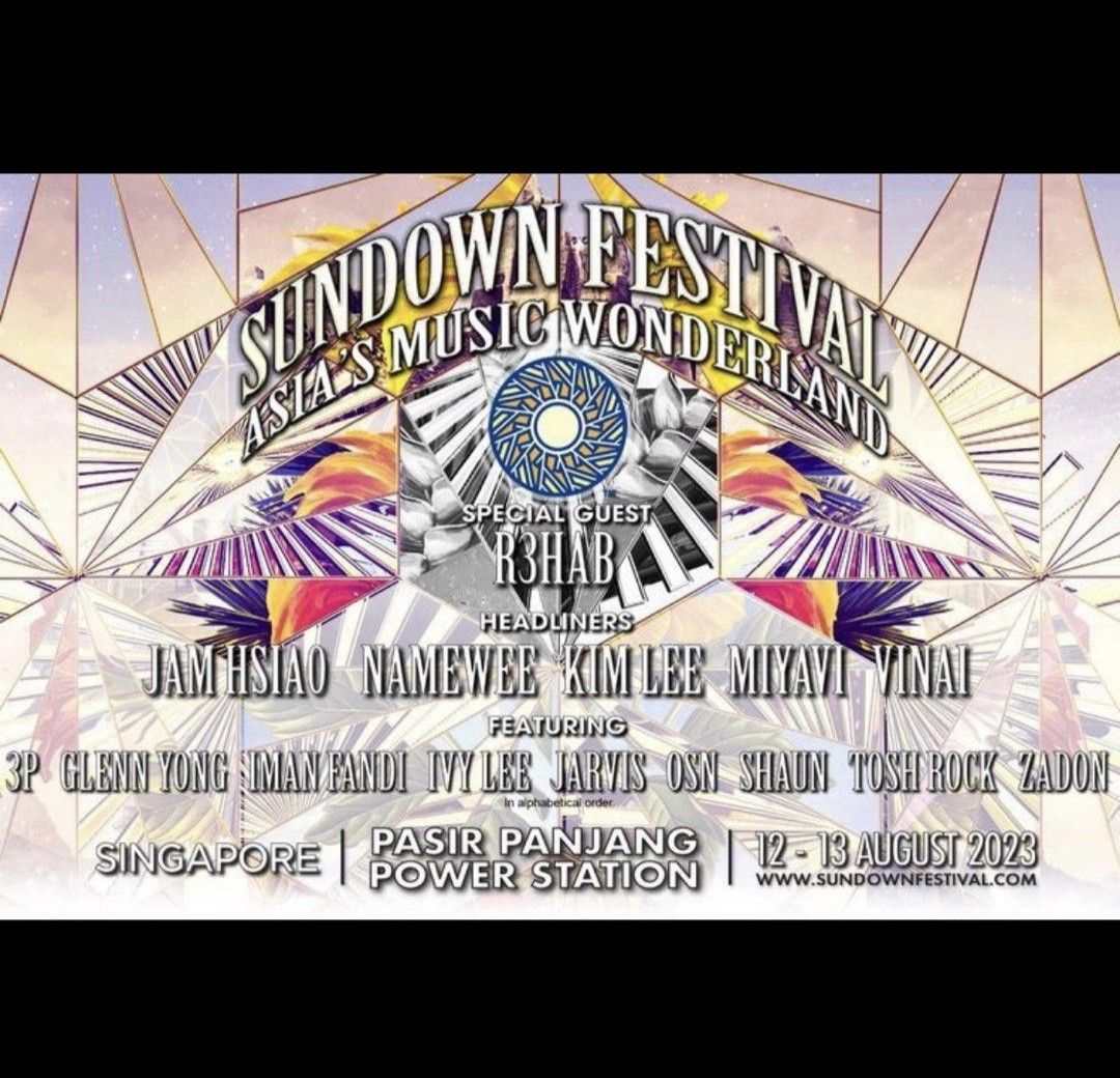 Sundown Festival 2 day ticket, Tickets & Vouchers, Event Tickets on ...