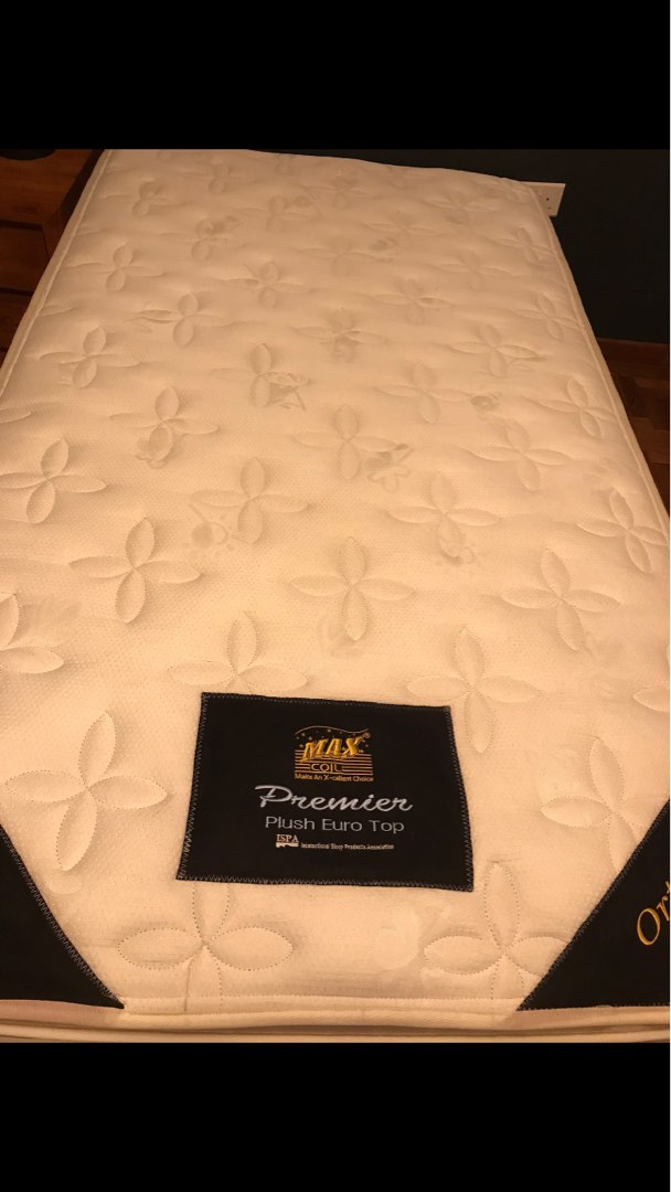 Max Coil Orthopedic Super Single Spring Mattress, Furniture & Home ...