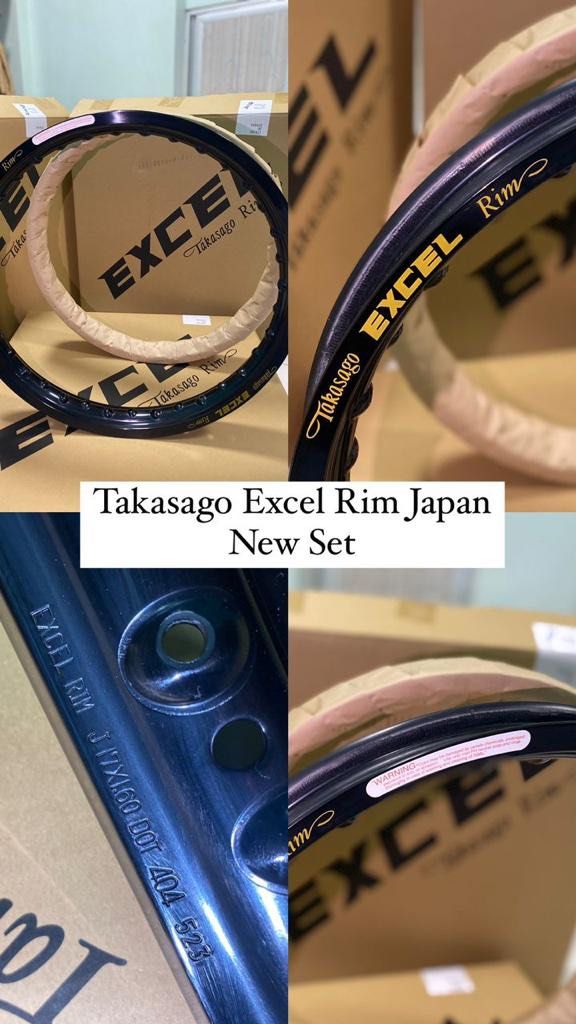Takasago excel rim Japan, Motorcycles, Motorcycle Accessories on Carousell