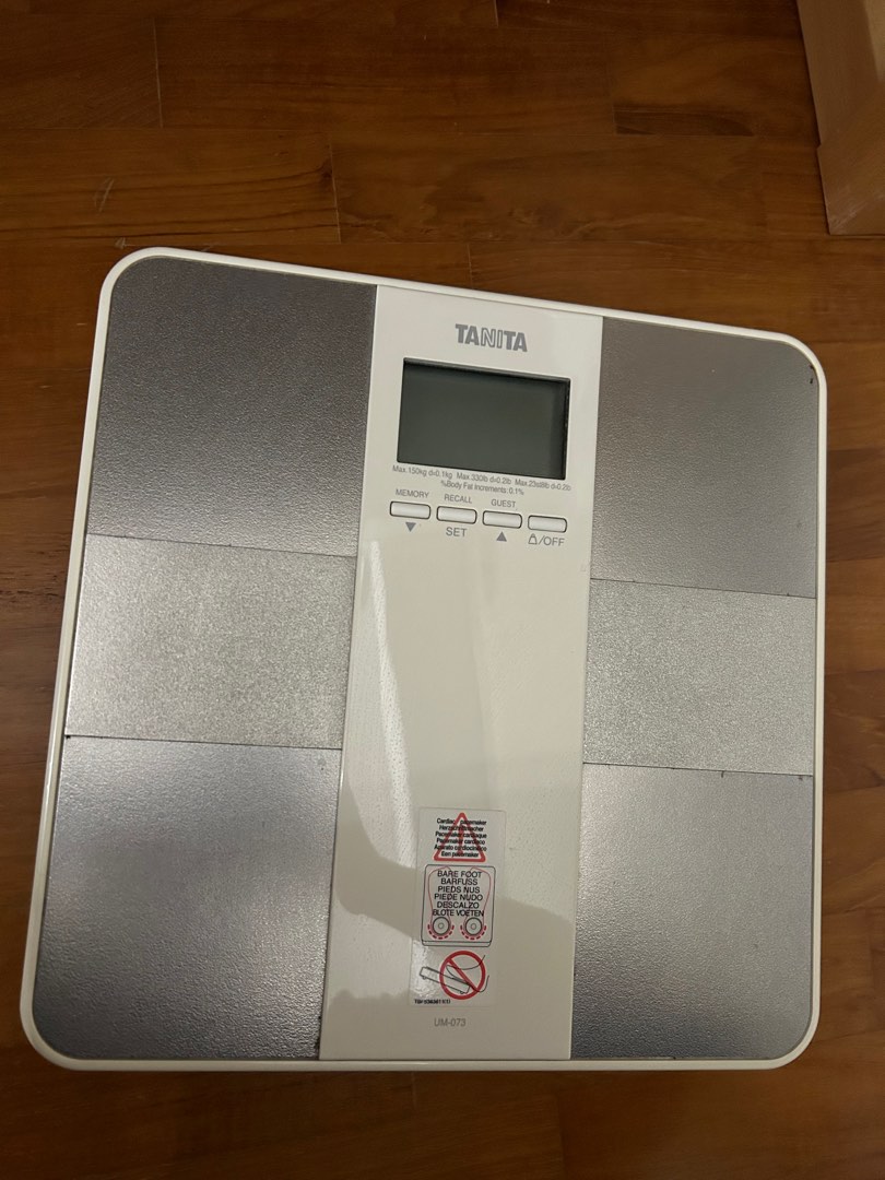 Tanita weighing scale, Health & Nutrition, Health Monitors & Weighing ...