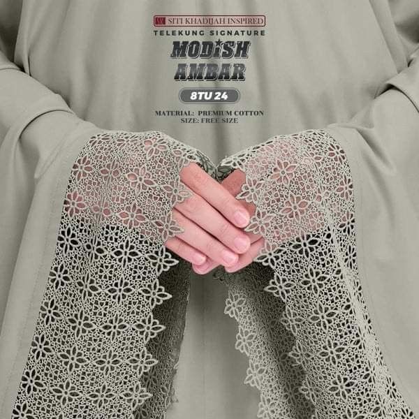 Telekung Siti Khadijah Modish Ambar Collection, Women's Fashion, Muslimah Fashion, Prayer Sets ...