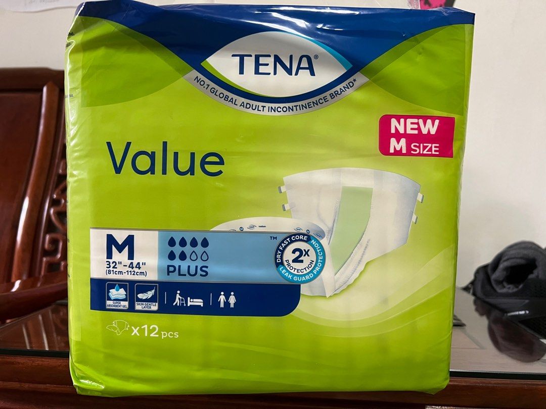 Tena Adult Tape Diapers, Health & Nutrition, Assistive & Rehabilatory Aids, Adult Incontinence ...
