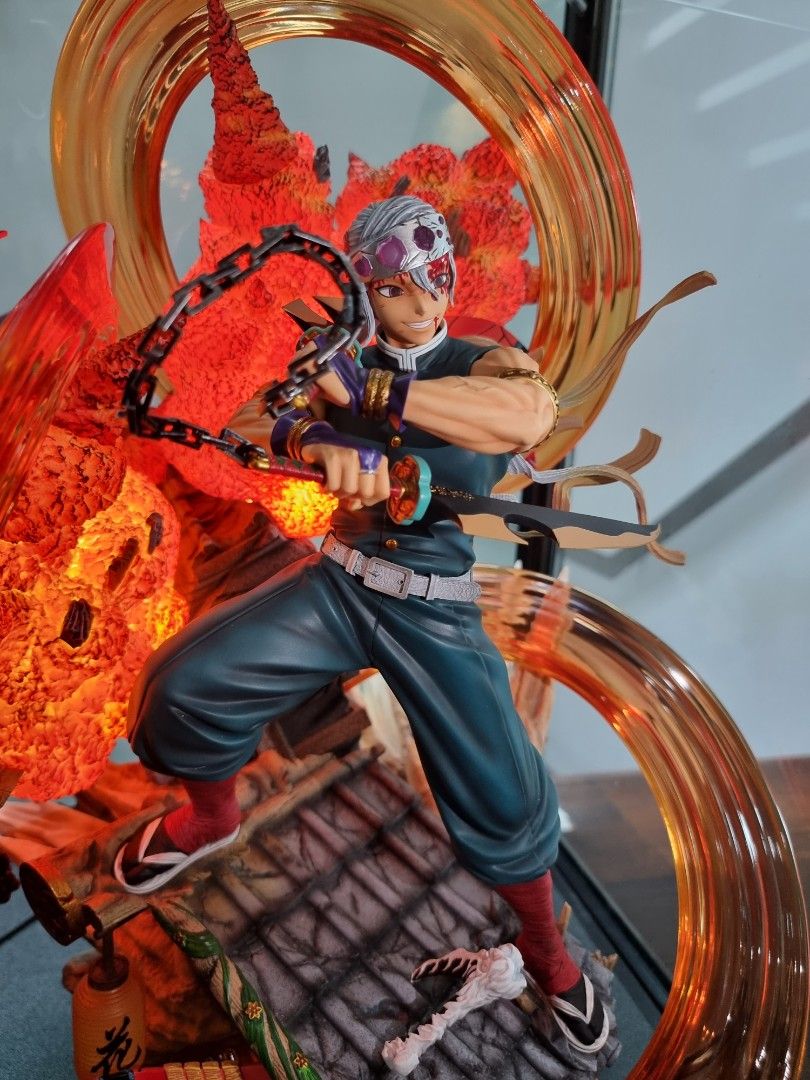 Tengen Uzui Sound Hashira Demon Slayer 1/6 scale resin gk statue figure ...