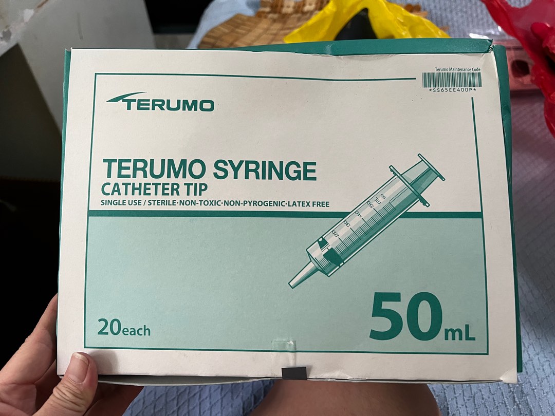 2 boxes Terumo syringe 50ml, Health & Nutrition, Medical Supplies & Tools on Carousell