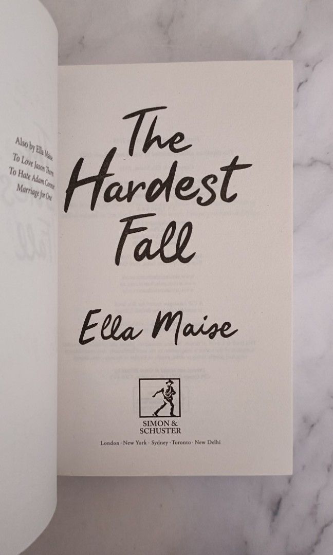 The Hardest Fall by Ella Maise, Hobbies & Toys, Books & Magazines ...