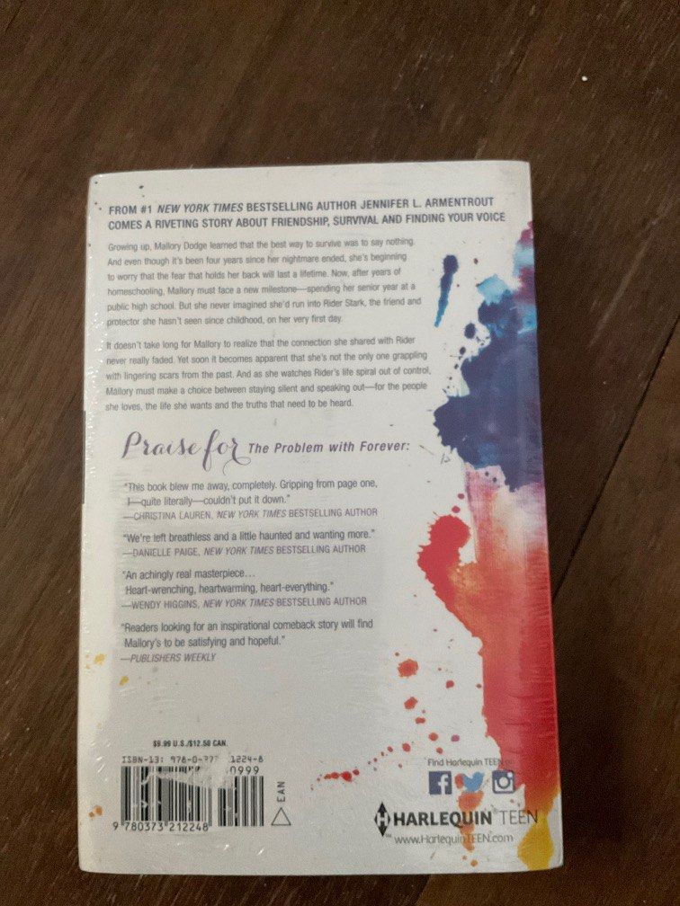 the problem with forever by jennifer armentrout on Carousell