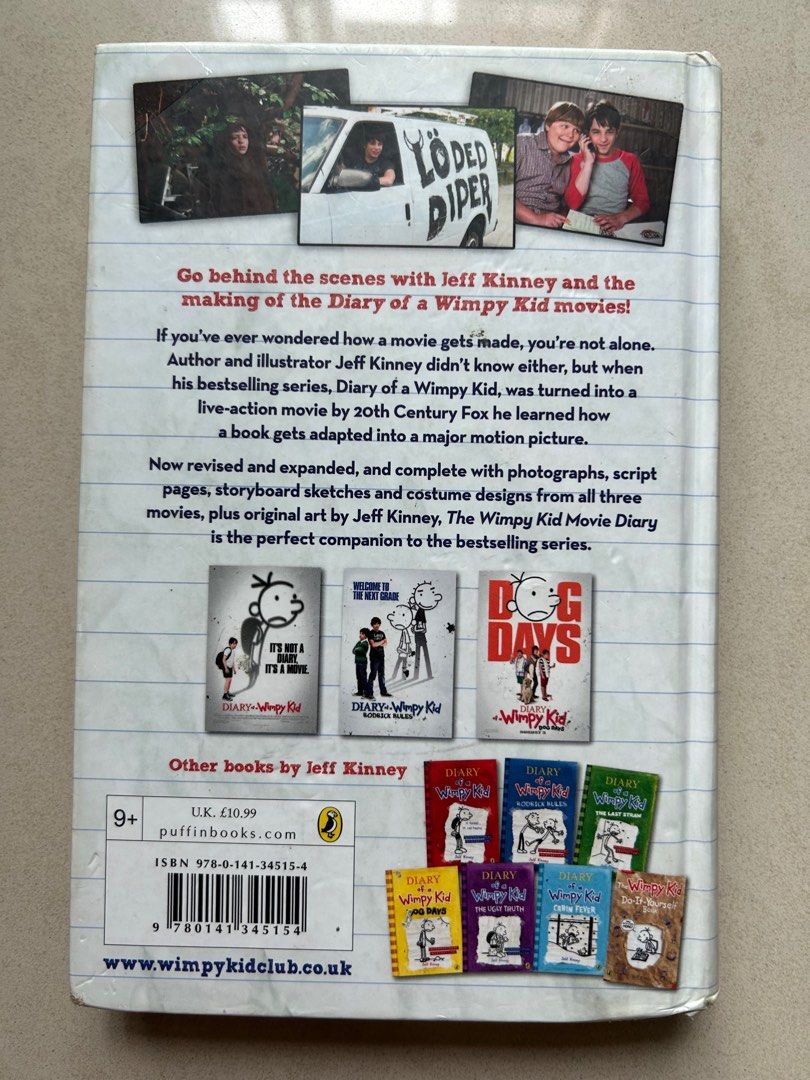 The Wimpy Kid Movie Diary, Hobbies & Toys, Books & Magazines, Fiction ...