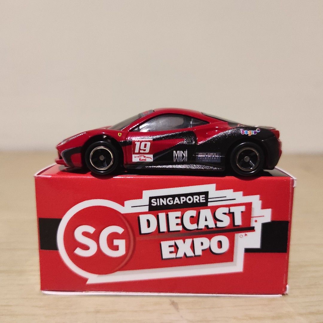 Tomica Enzo 488 GTB Ferrari Martini Singapore Diecast Expo Car, Toys ...