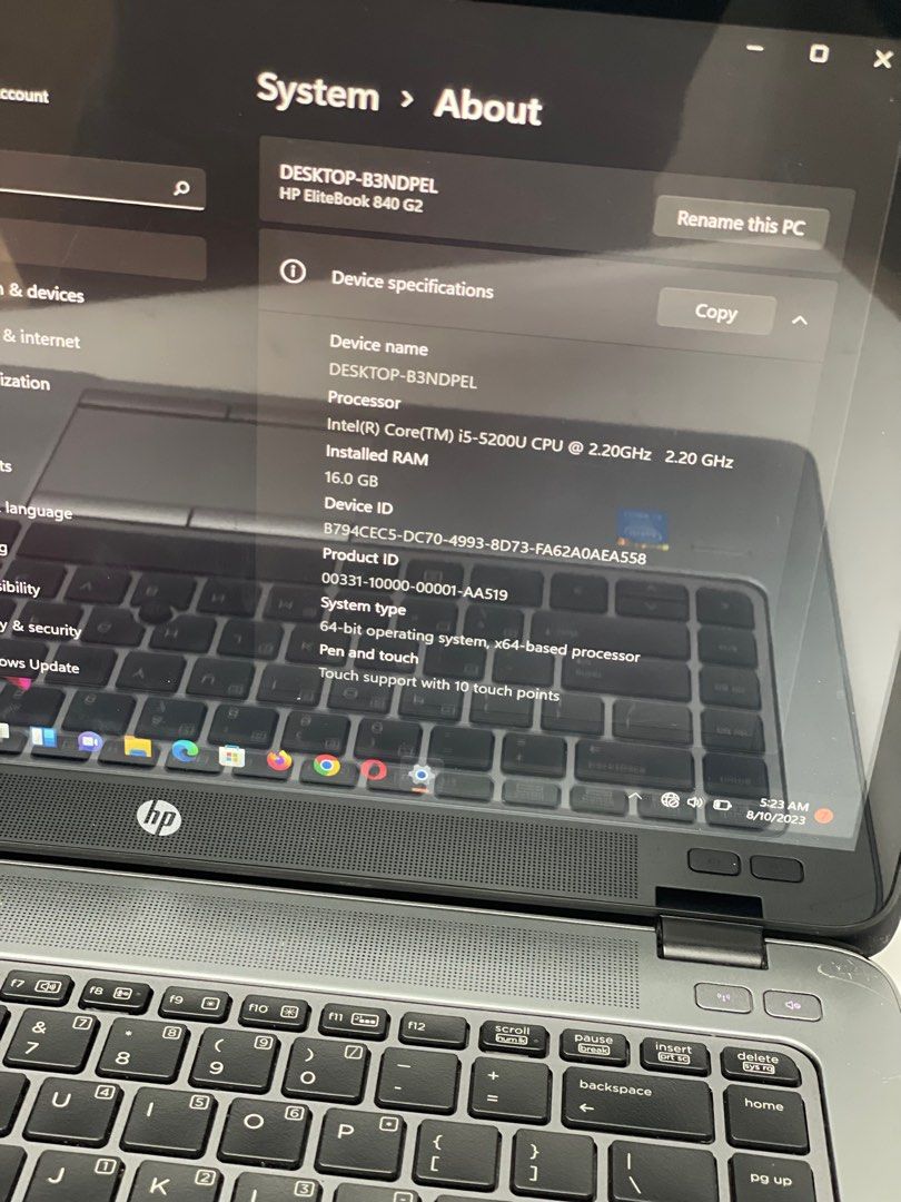 Touch Screen Core i5 #Ram 16Gb # SSD 256GB # Windows 11 # Microsoft ...