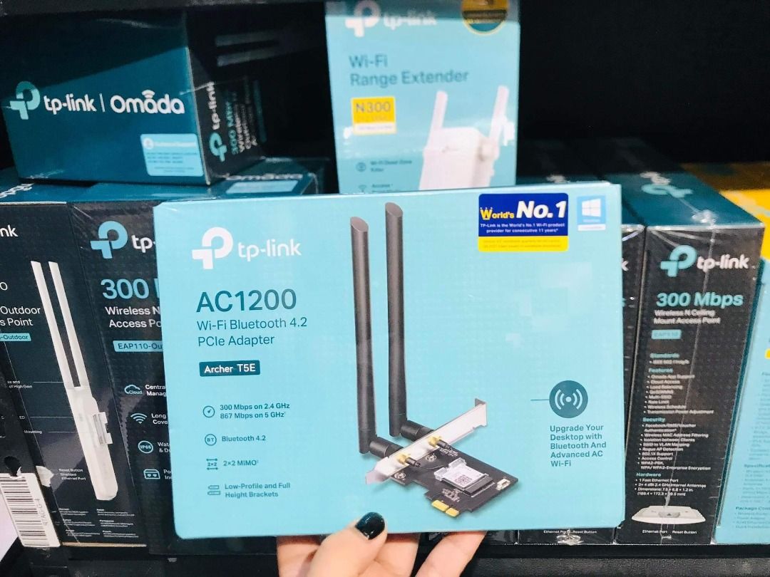 TP-Link Archer T5E AC1200 Wireless WiFi and Bluetooth 4.2 Dual Band ...