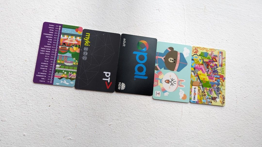 Transportation cards : Easy Card (Taiwan/ Taipei), Myki (melbourne ...