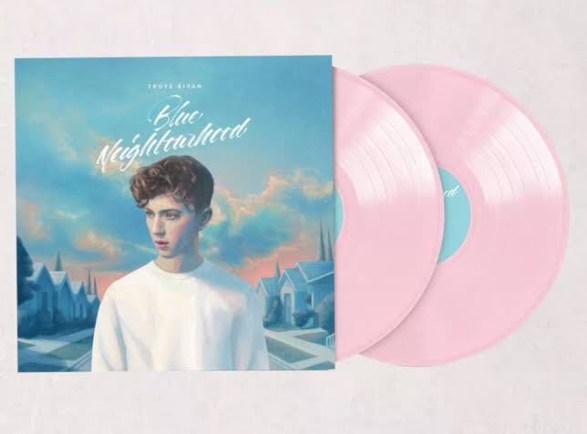 Troye Sivan Blue Neighborhood Pink vinyl, Hobbies & Toys, Music & Media ...