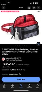 Tumi x Staple Pigeon, Men's Fashion, Bags, Sling Bags on Carousell