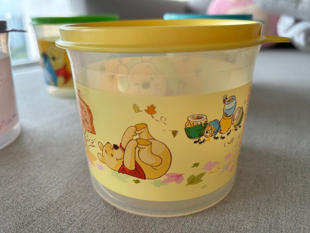 4 Tupperware Disney containers, Furniture & Home Living, Kitchenware ...