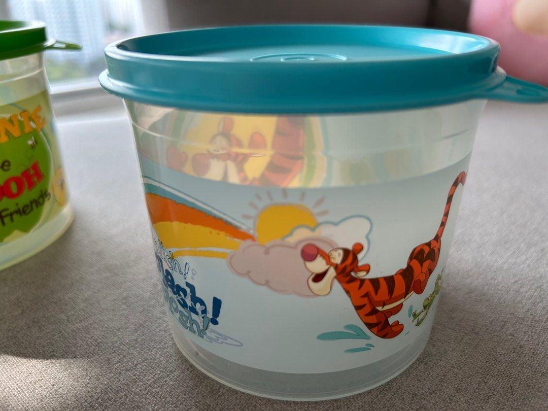 4 Tupperware Disney containers, Furniture & Home Living, Kitchenware ...