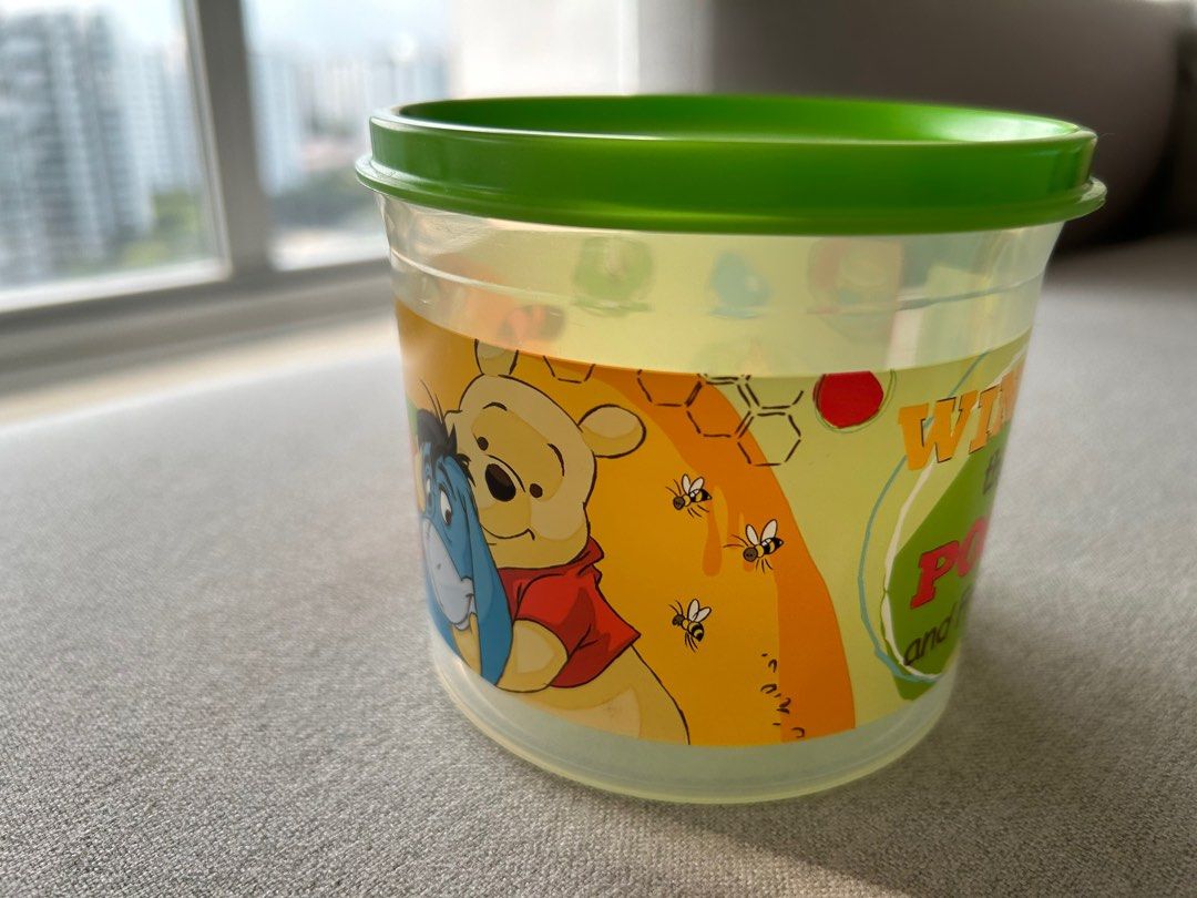 4 Tupperware Disney containers, Furniture & Home Living, Kitchenware ...