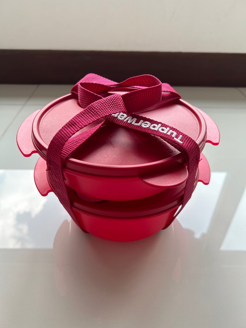Tupperware tingkat container, Furniture & Home Living, Kitchenware ...