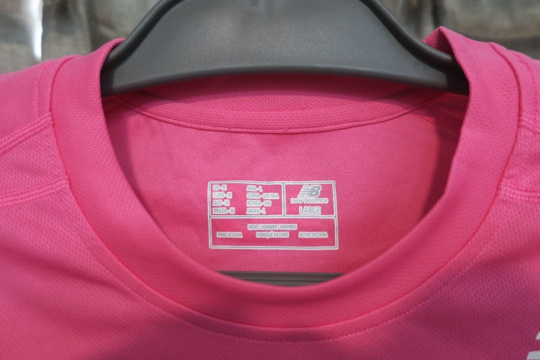 (減價)(全新)(US M=Asia L Size) New Balance 10K 2014 HKMP HK Marathon Pro ...
