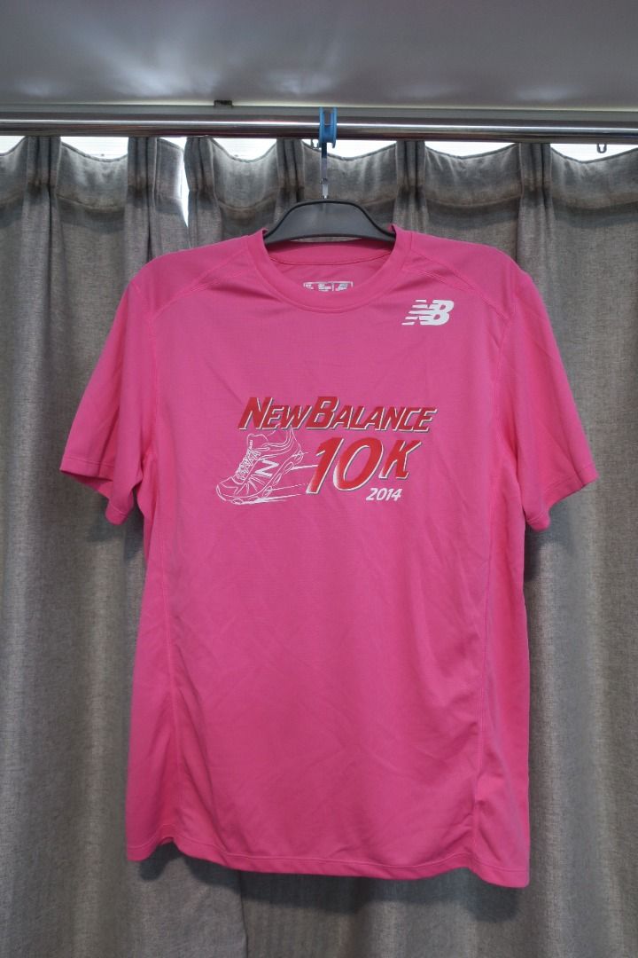 (減價)(全新)(US M=Asia L Size) New Balance 10K 2014 HKMP HK Marathon Pro (跑步,練跑,訓練一流)(通爽輕身材質)(馬拉松 ...