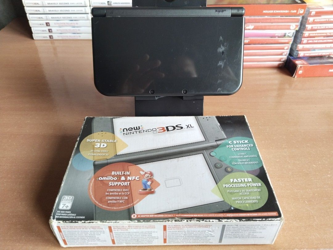 US New Nintendo 3ds XL metallic black with box condition 7/10 ( Not CFW and Not IPS ), Video ...