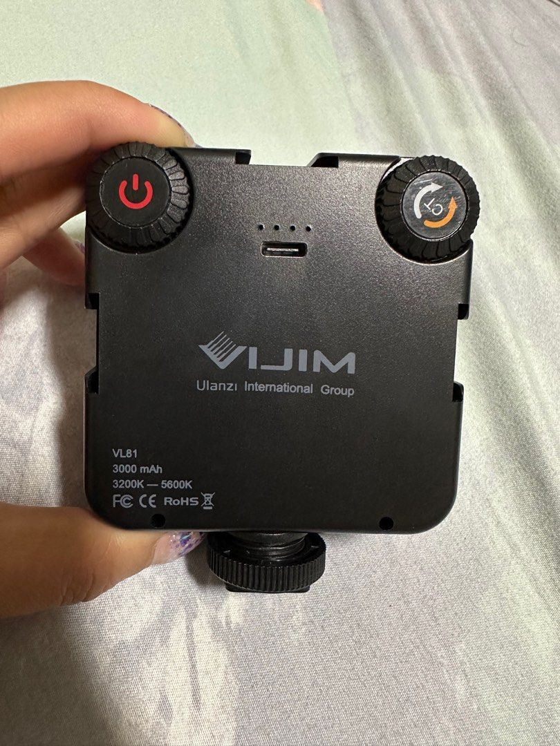 VIJIM VL81 RECHARGEABLE BI-COLOR FILL LIGHT DIMMABLE, Photography ...