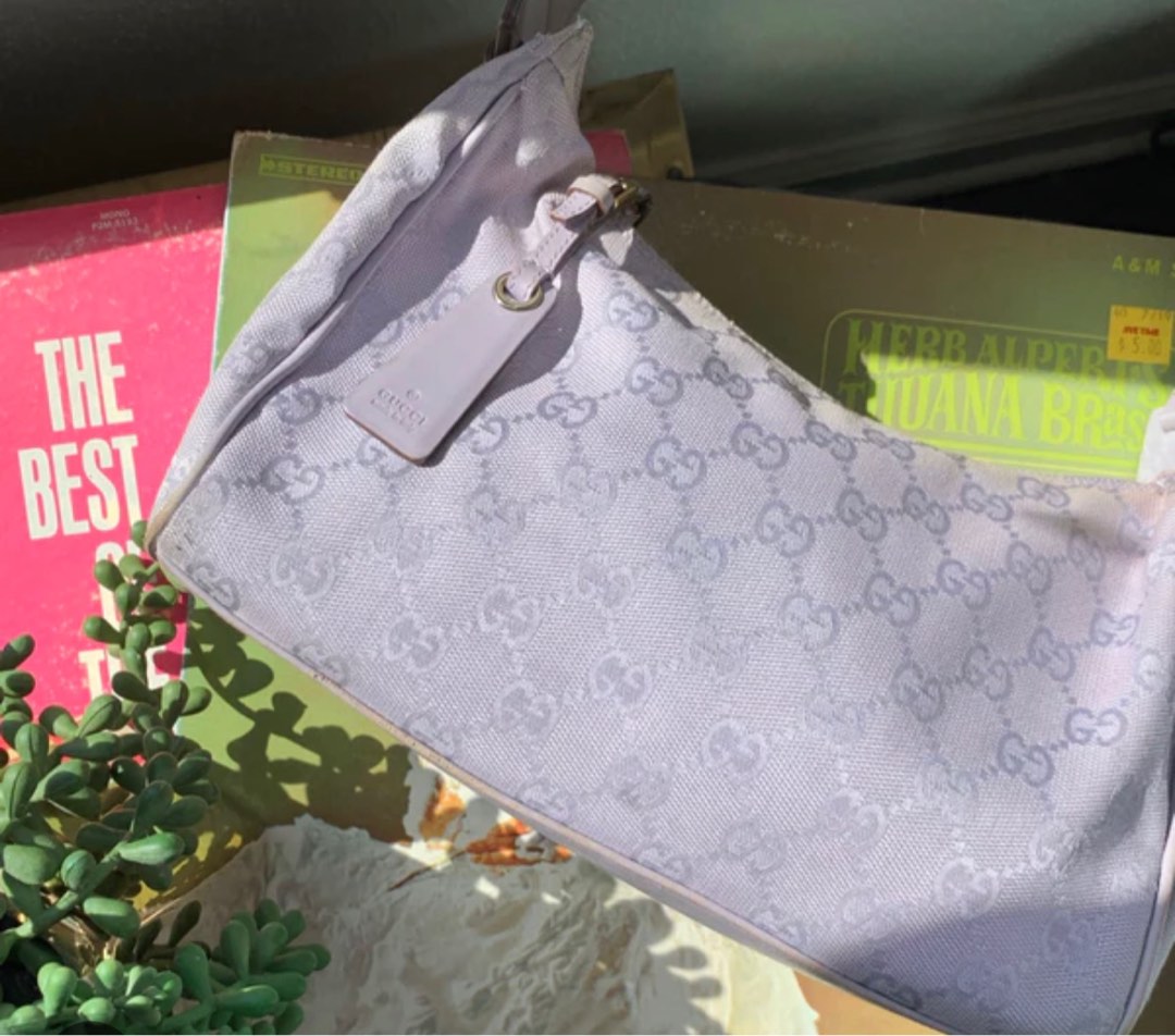 Vintage Gucci Lavender Bag on Carousell