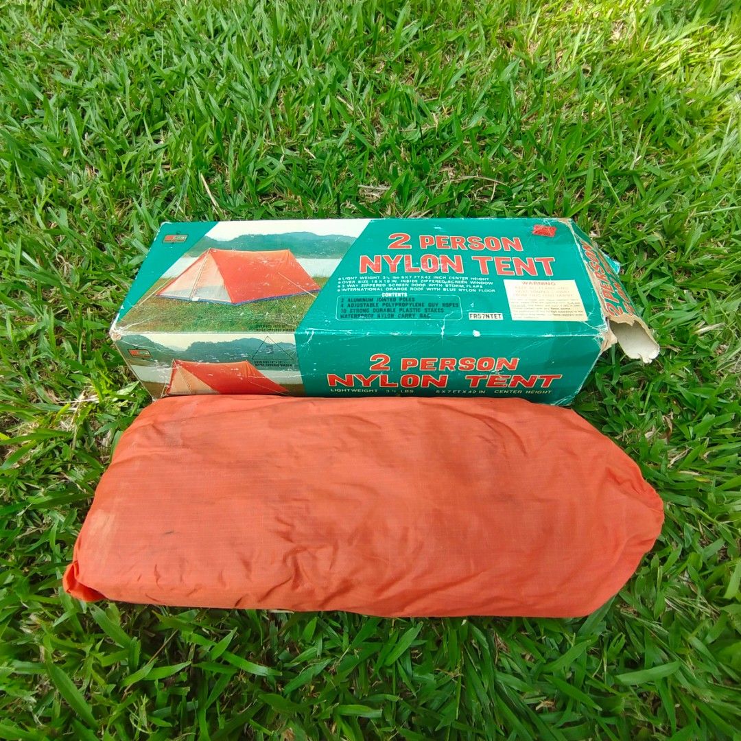 Vintage rare kmart A tent camping 1970s, Sports Equipment, Hiking ...