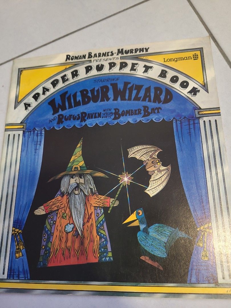 Vintage Rowan Barnes-Murphy A Paper Puppet Book, Hobbies & Toys, Books & Magazines, Children's ...