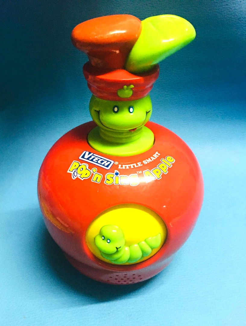Vtech Pop n' Sing Apple, Hobbies & Toys, Toys & Games on Carousell