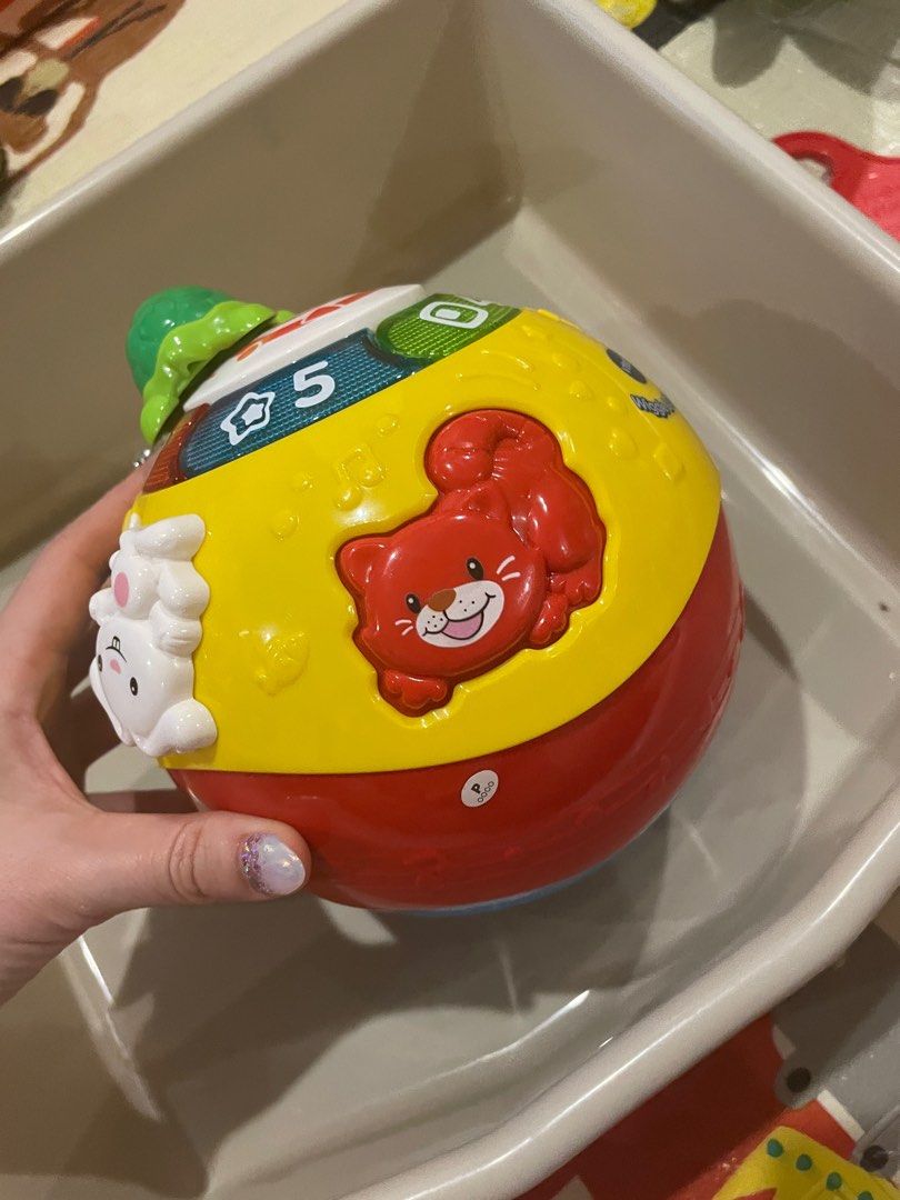 Vtech wiggle and crawl ball, Babies & Kids, Infant Playtime on Carousell