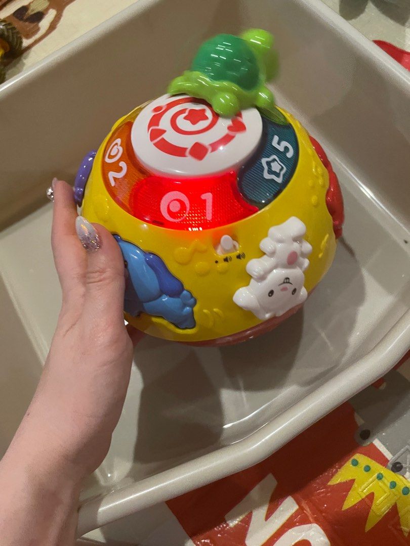 Vtech wiggle and crawl ball, Babies & Kids, Infant Playtime on Carousell